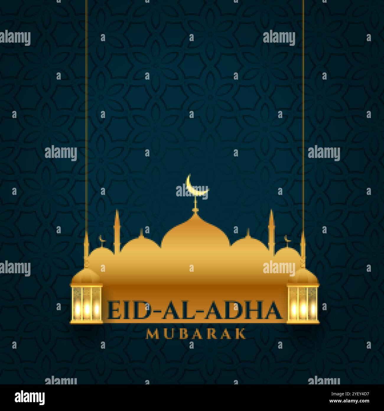 attractive eid al adha bakrid festival background Stock Vector Image ...
