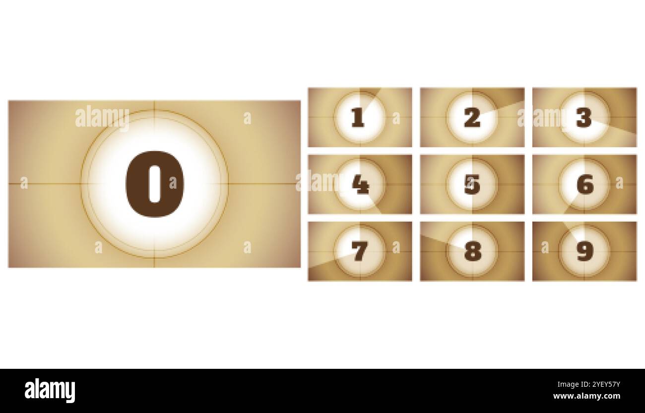 Movie countdown hi-res stock photography and images - Alamy