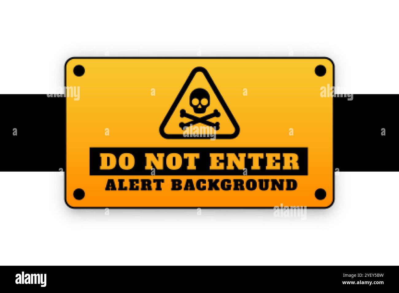 do not enter background signage attention design Stock Vector Image ...