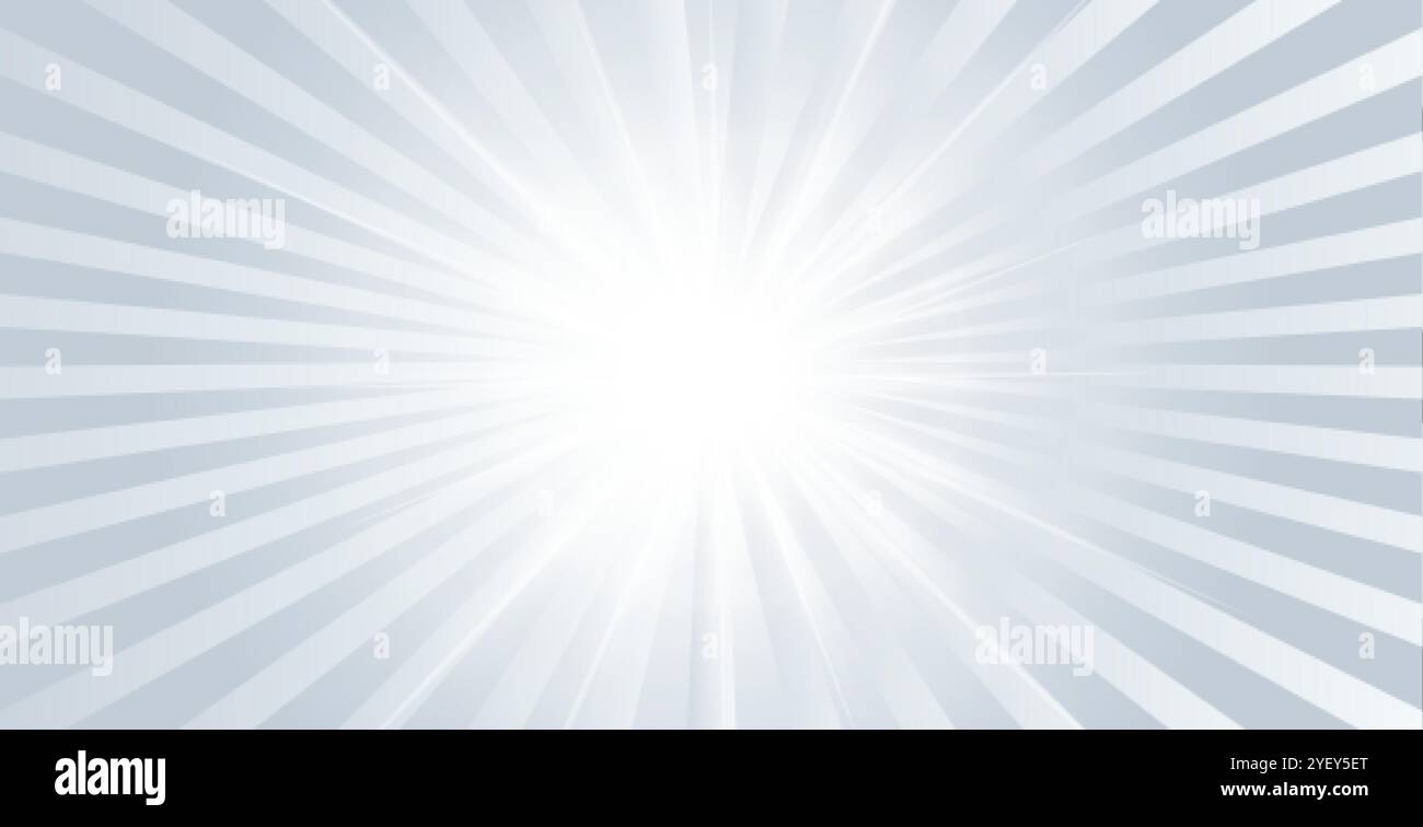 gray glow shiny banner with rays bursting out Stock Vector Image & Art ...