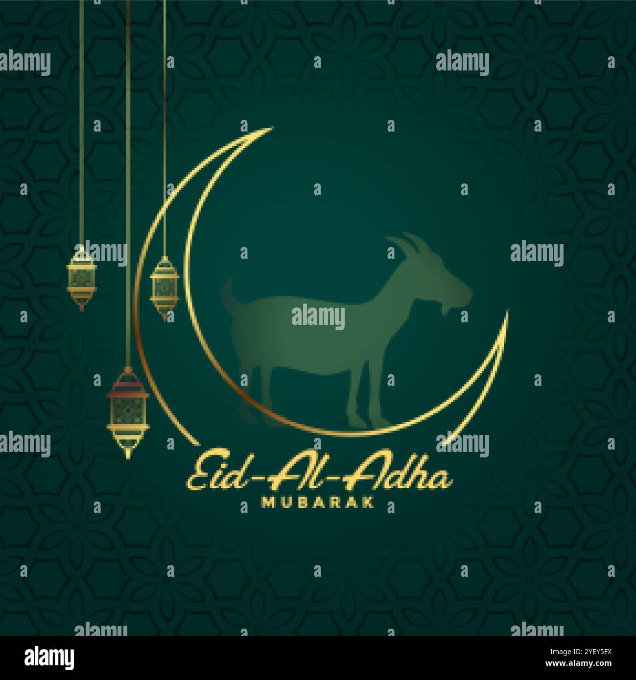 eid al adha bakrid mubarak festival banner design Stock Vector Image ...