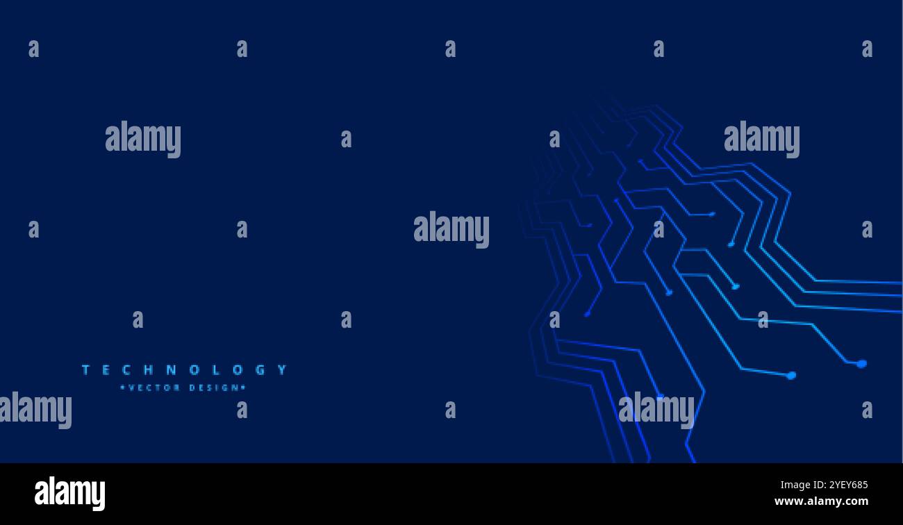 technology background with circuit board lines design Stock Vector ...