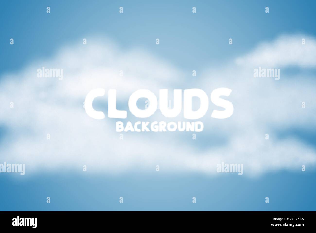 fluffy clouds background on blue skye design Stock Vector Image & Art ...