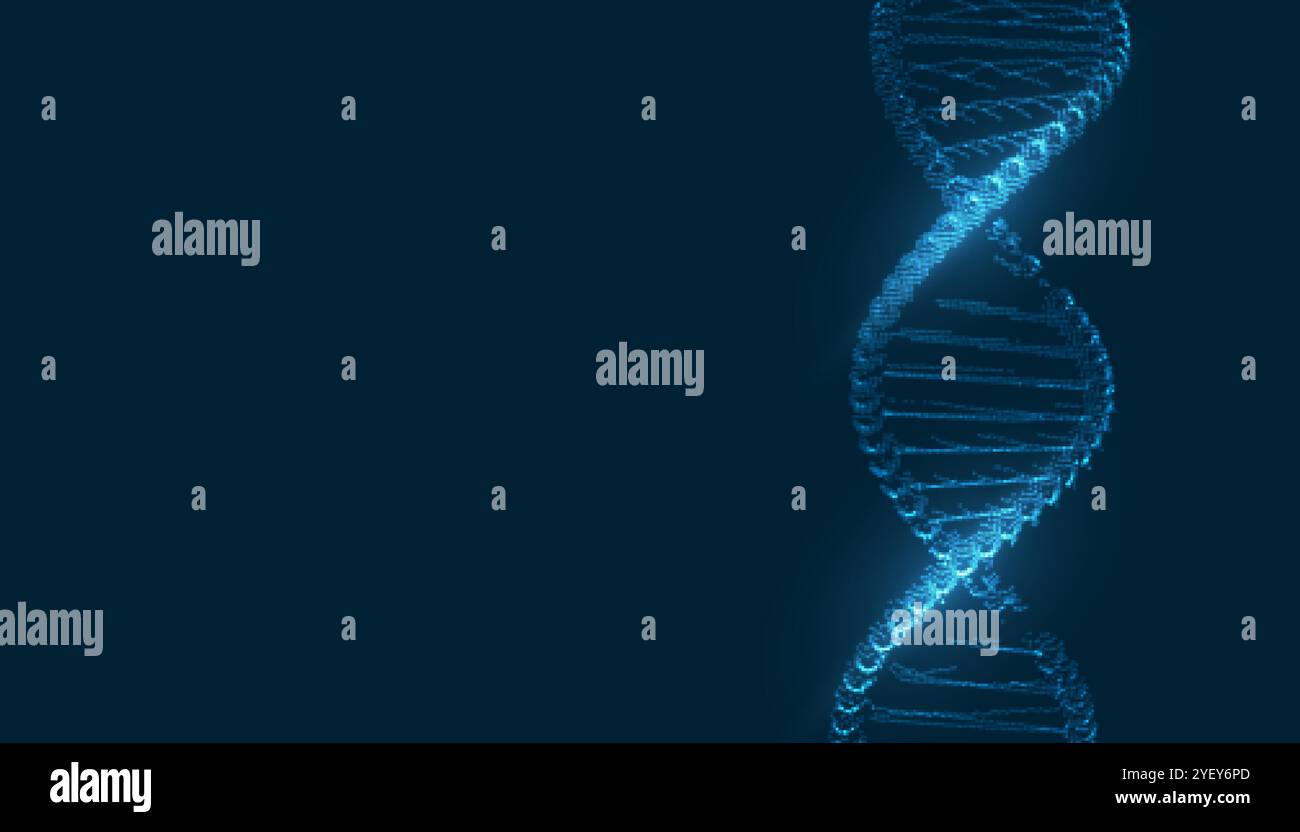 medical dna structure background with text space Stock Vector Image ...