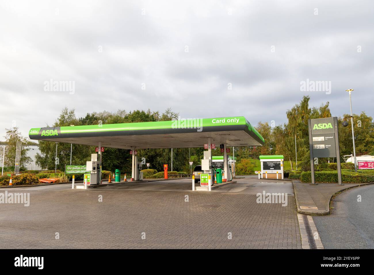 Asda, pay at the pump, unmanned petrol fuel station in Radcliffe ...