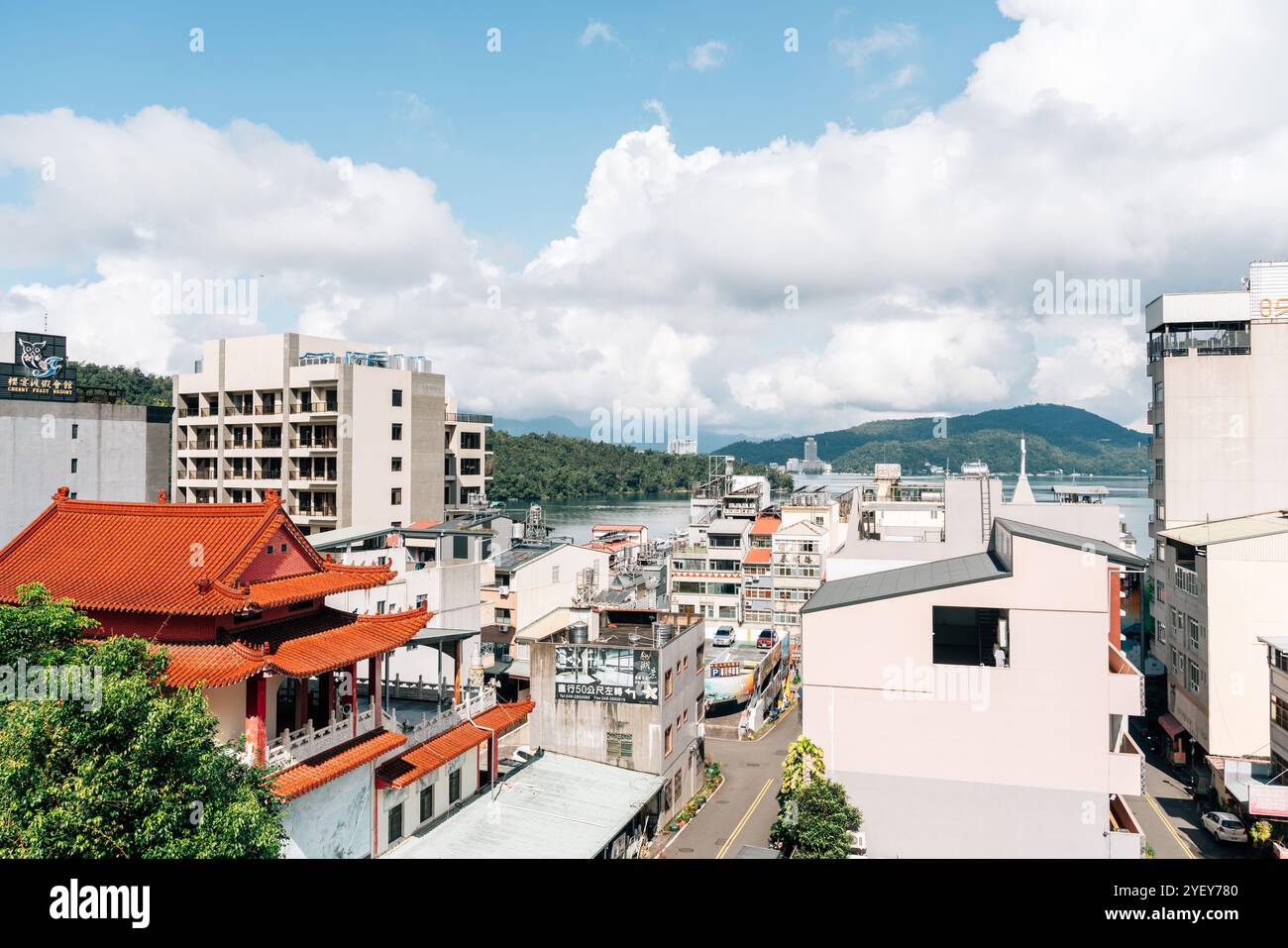 Nantou County, Taiwan - October 9, 2024 : Sun Moon Lake Yidashao Wharf ...