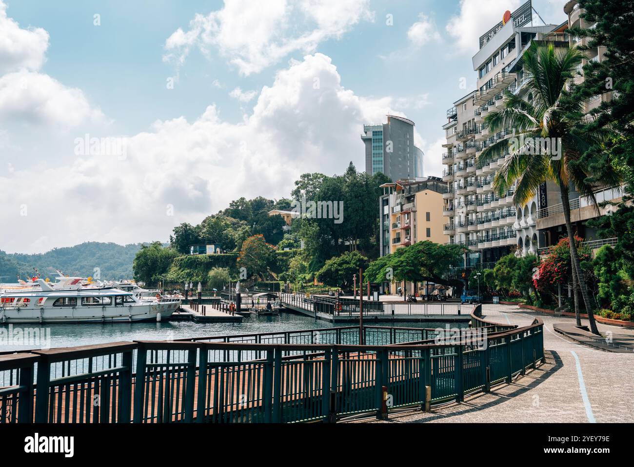Nantou County, Taiwan - October 9, 2024 : Sun Moon Lake Shuishe Pier ...