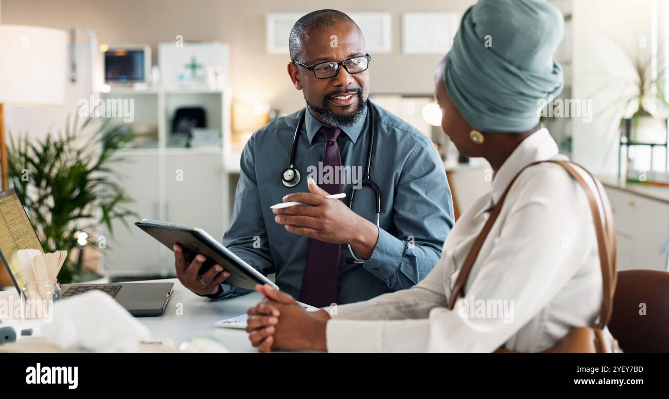 Positive male patient talking hi-res stock photography and images - Alamy