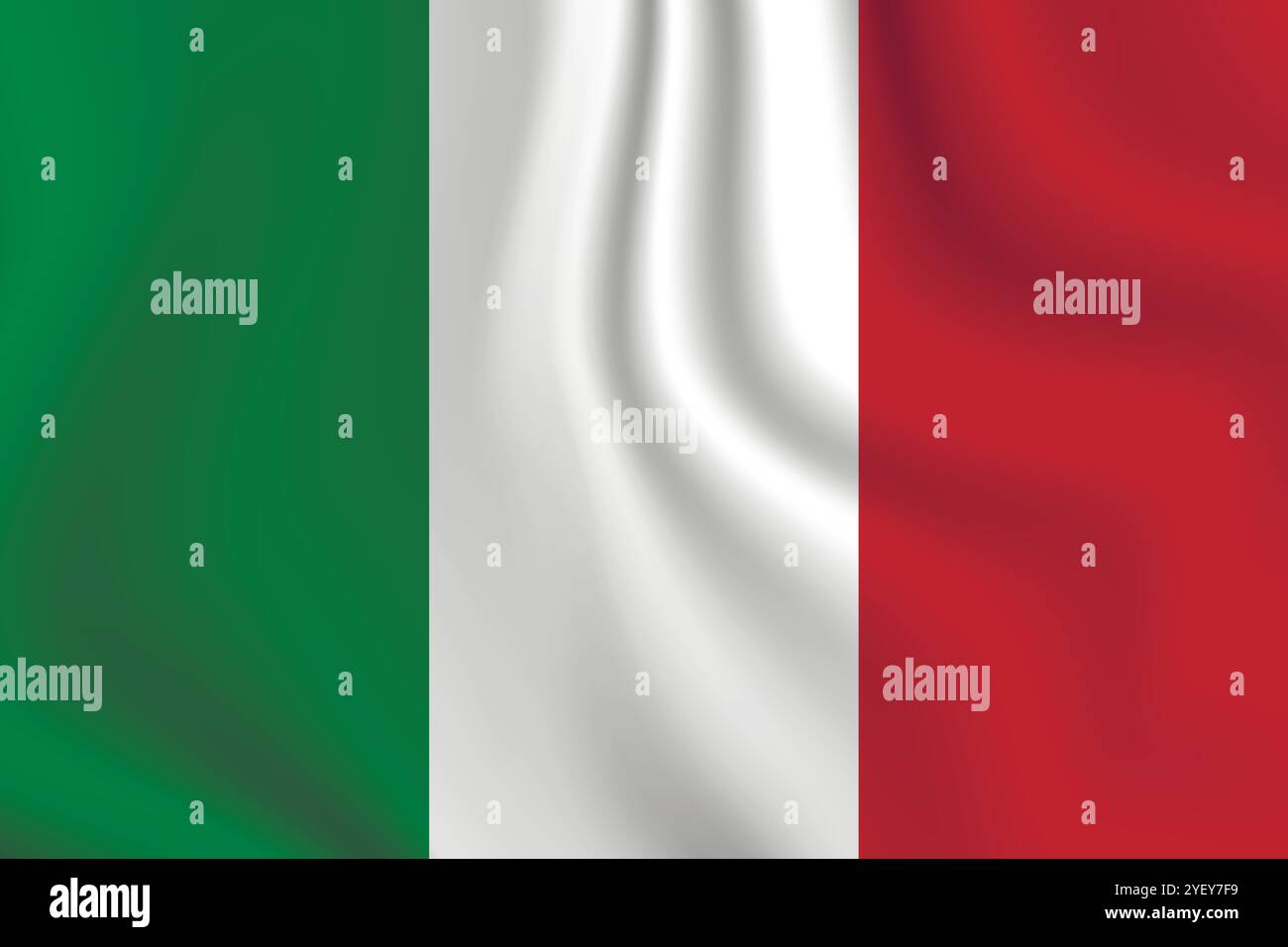 Flag of Italy. Italian national symbol in official colors. Template ...