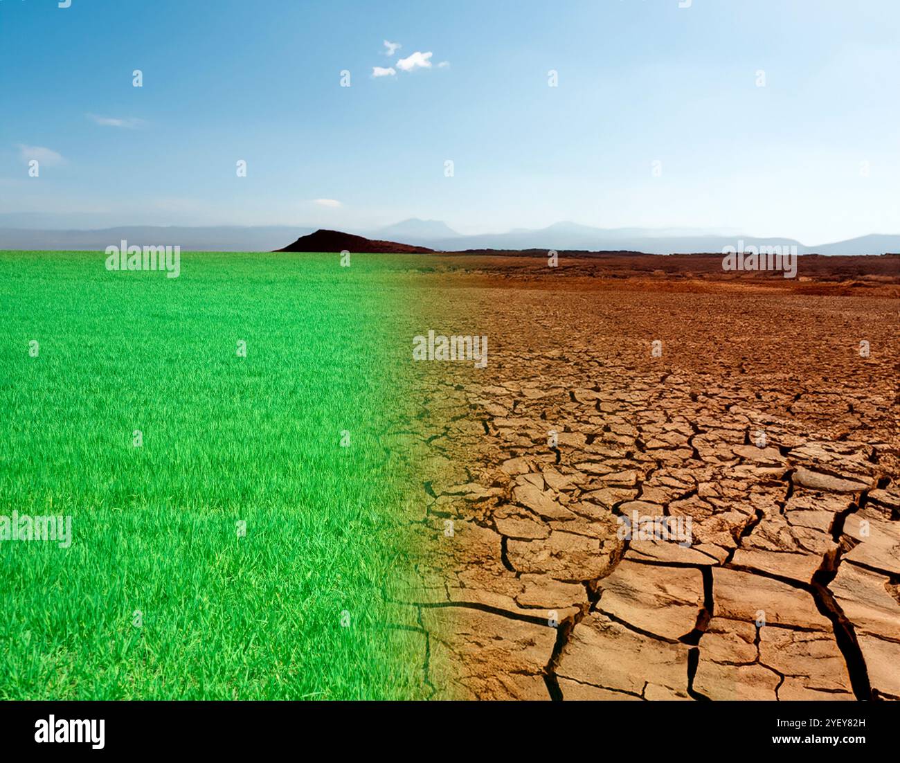 Climate change, conceptual illustration Stock Photo - Alamy
