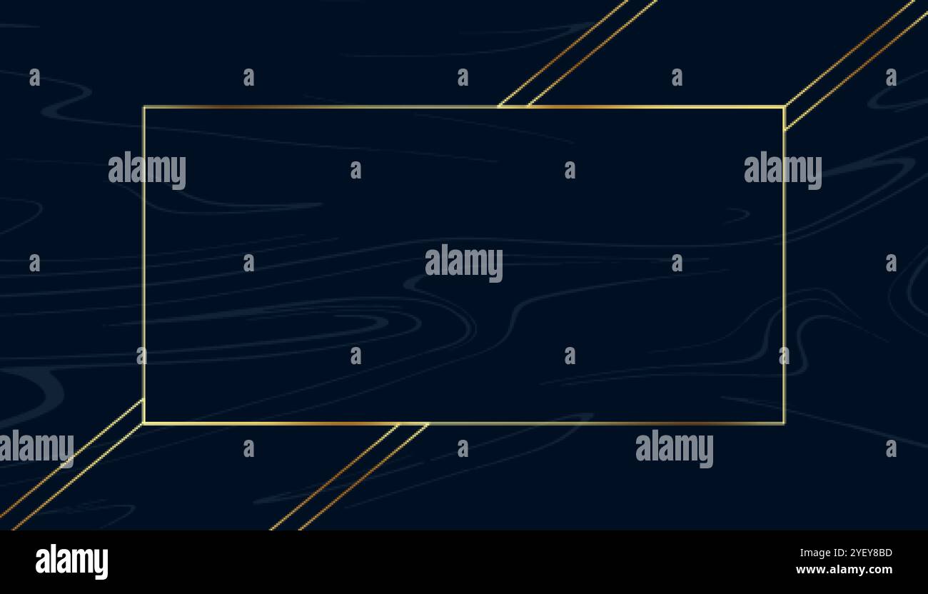 golden text frame on black dark background Stock Vector Image & Art - Alamy