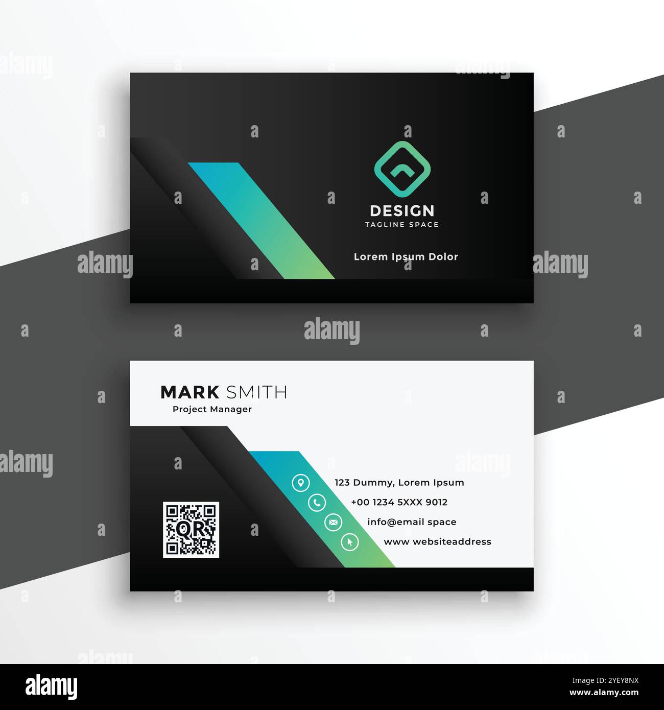 Pro business card template design pro hi-res stock photography and ...