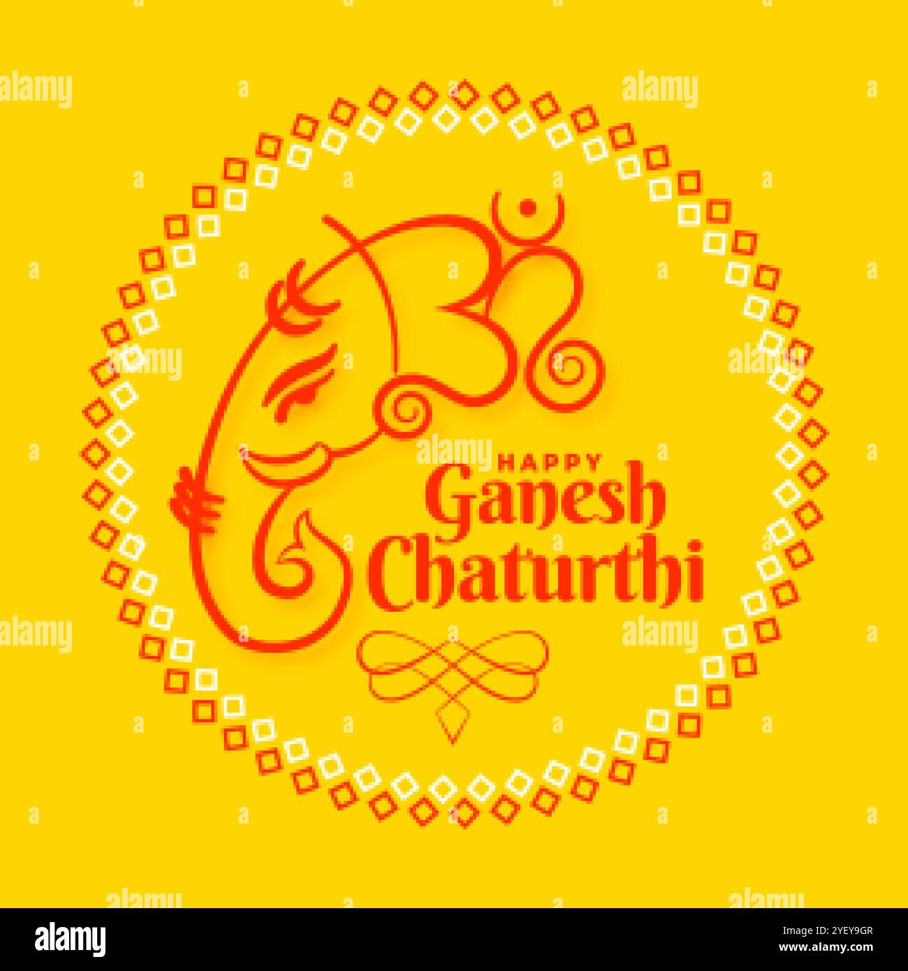 Ganesh utsav festival Stock Vector Images - Alamy