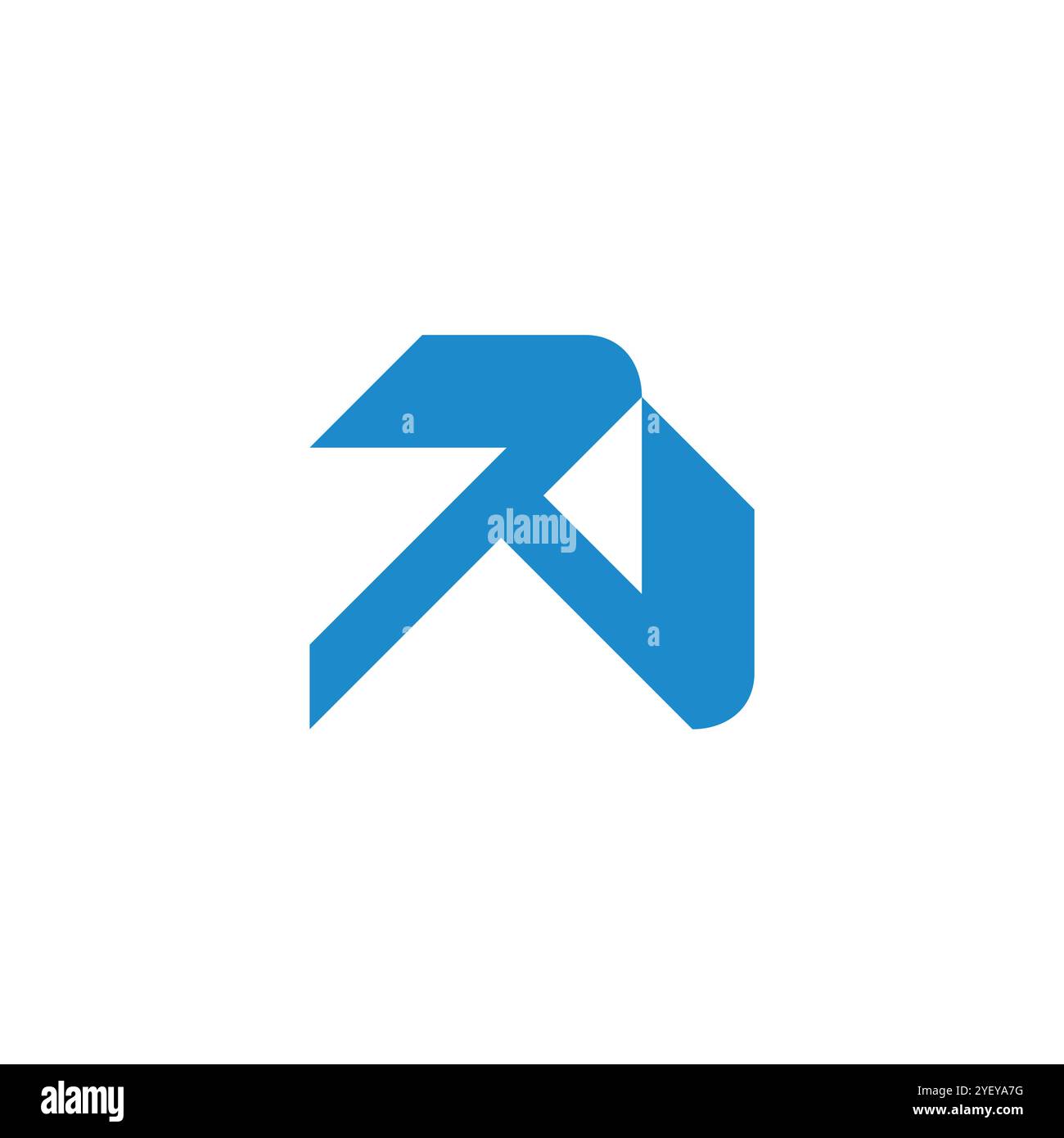 letter 7n n7 simple geometric font logo vector Stock Vector Image & Art ...