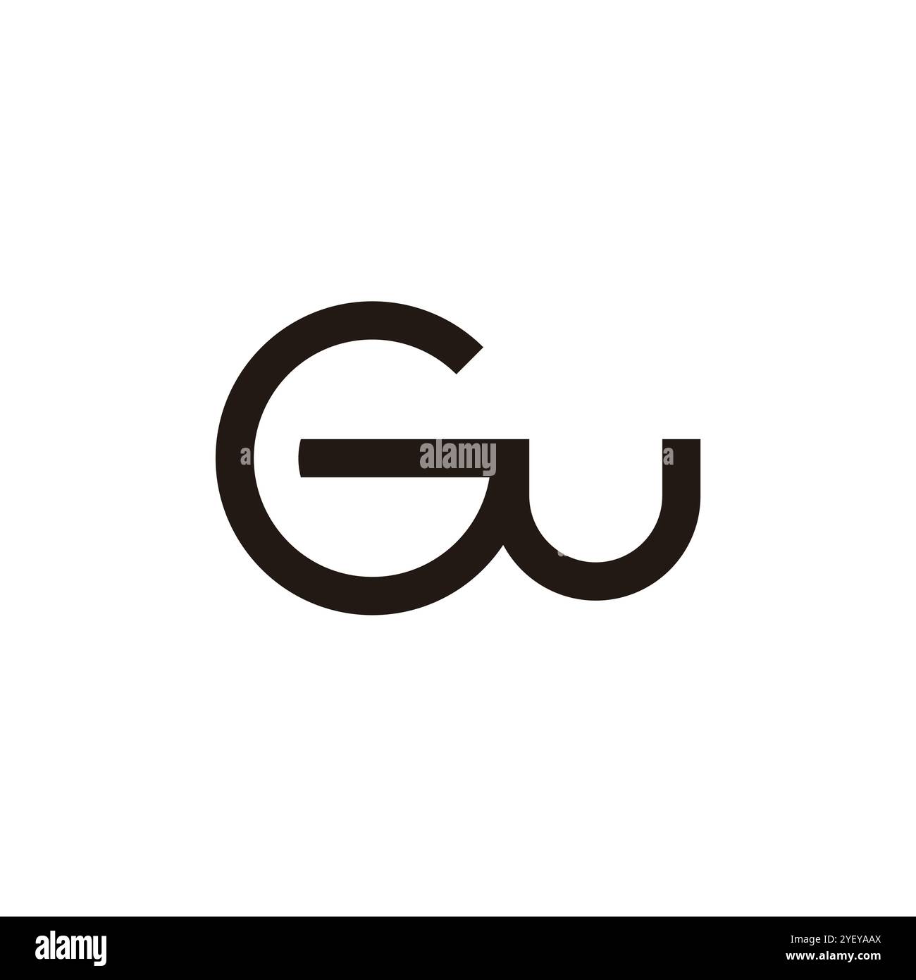 Gu logo vector vectors hi-res stock photography and images - Alamy