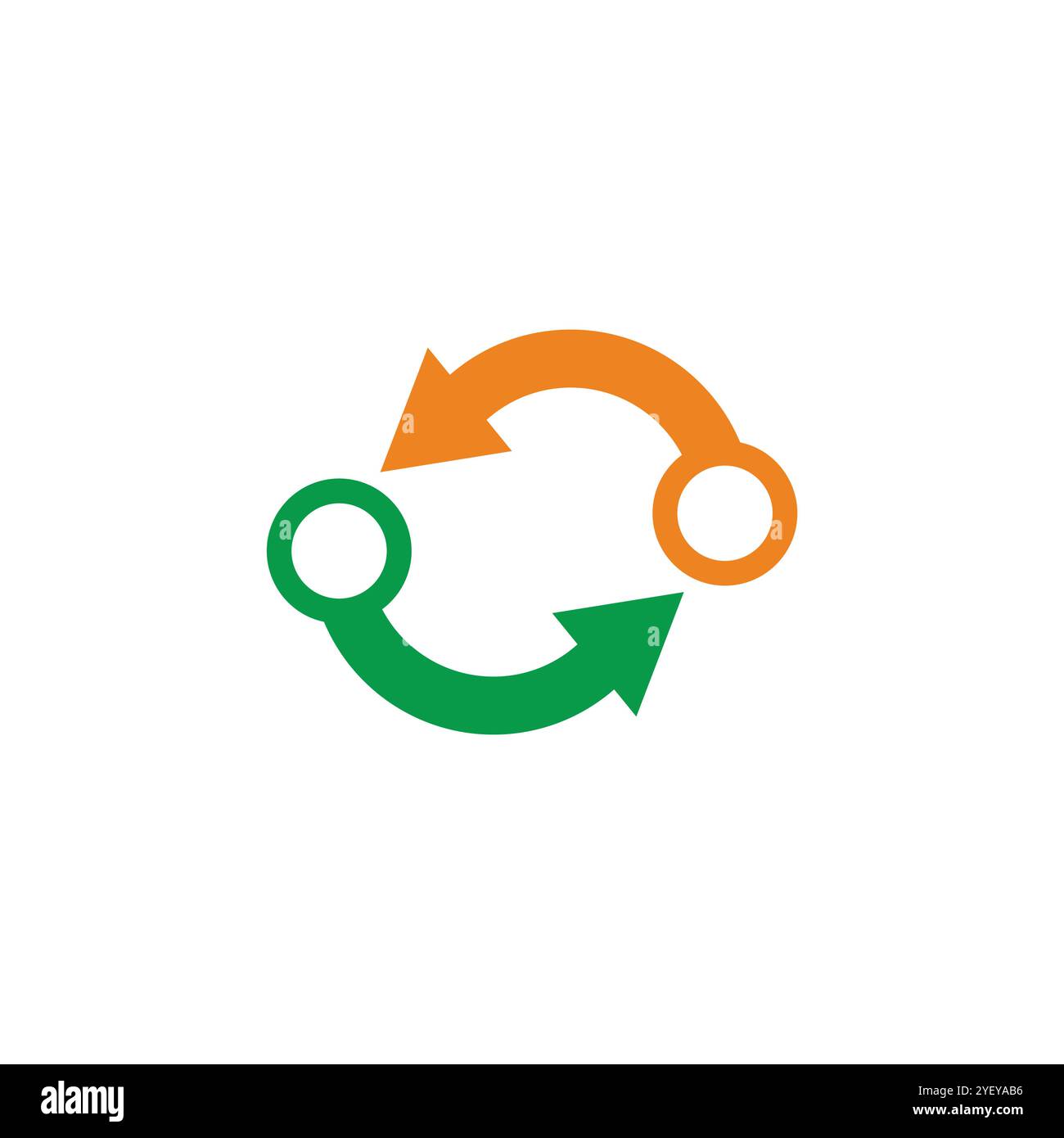 exchange arrows roration colorful symbol vector Stock Vector Image ...