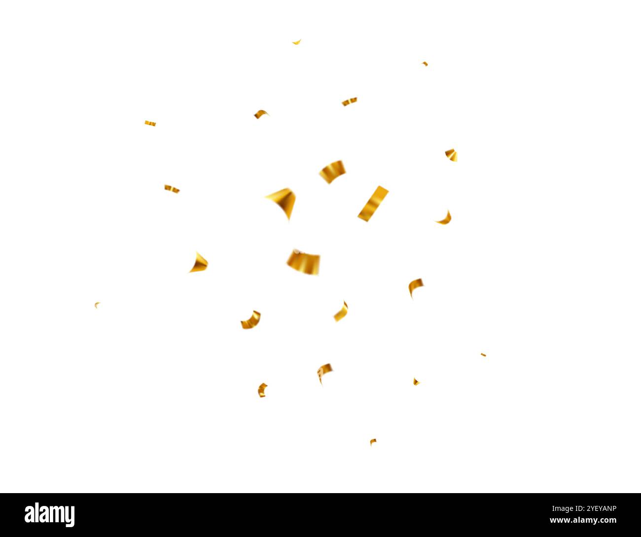 Sparse gold confetti Stock Vector Images - Alamy