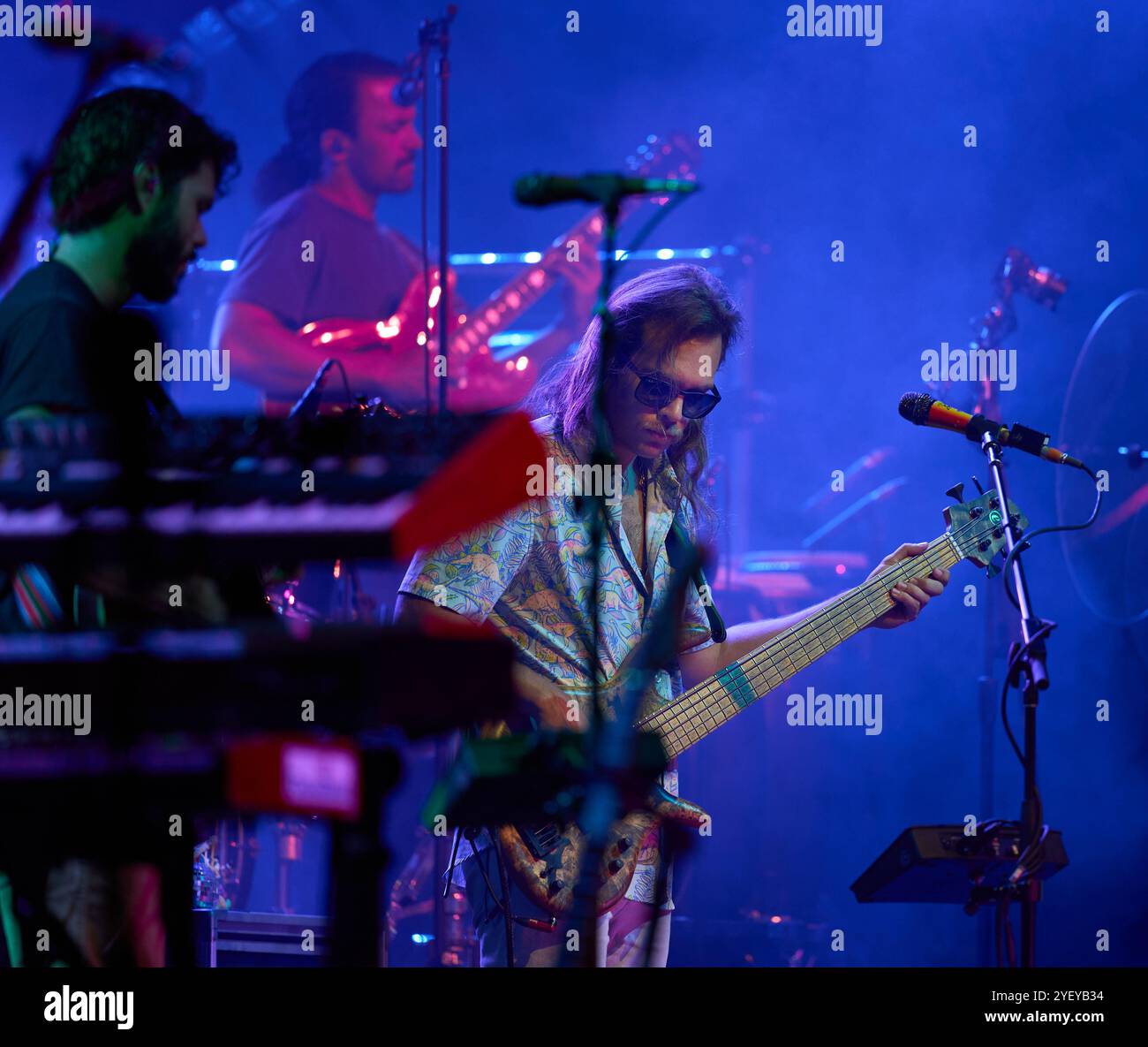 St. Augustine, Florida, USA, 1st Nov, 2024. Goose Concert. Bassist ...
