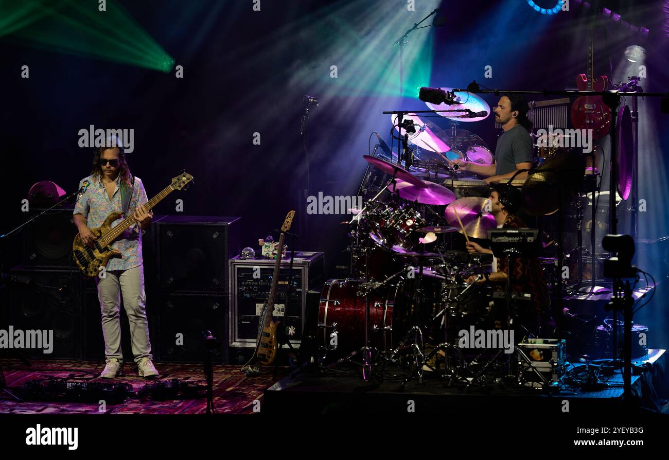 St. Augustine, Florida, USA, 1st Nov, 2024. Goose Concert. Bassist ...