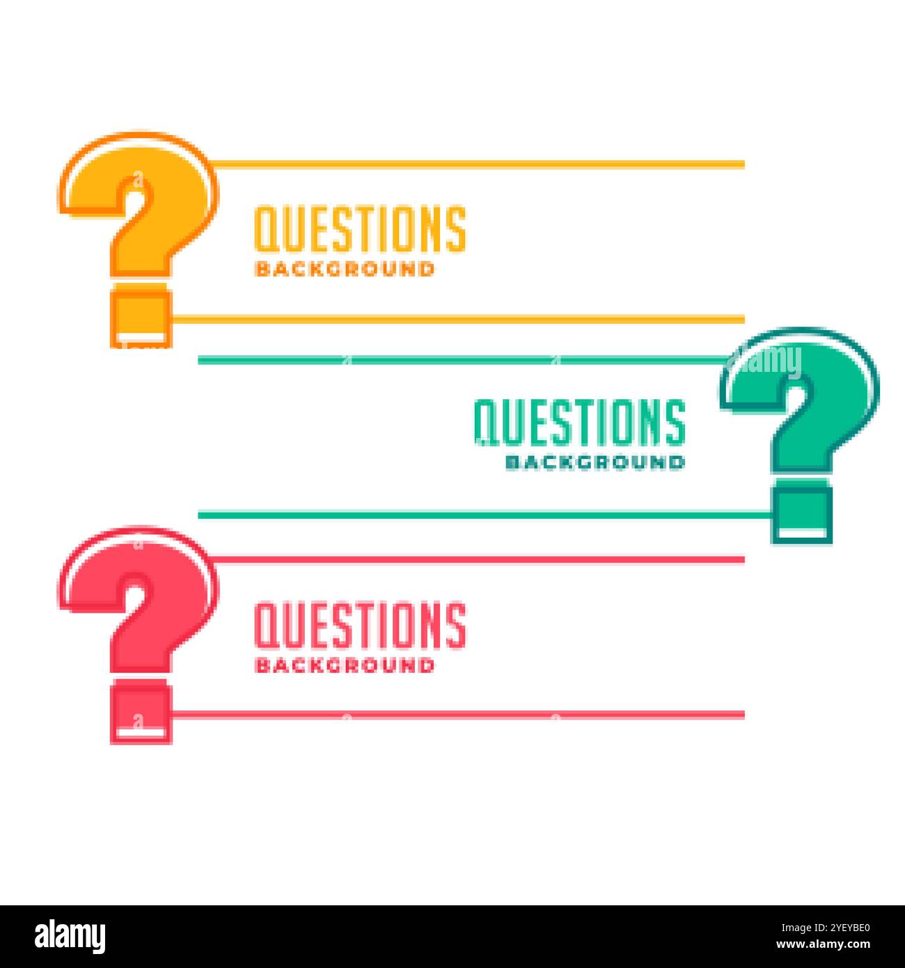 question mark banners for help and support Stock Vector Image & Art - Alamy