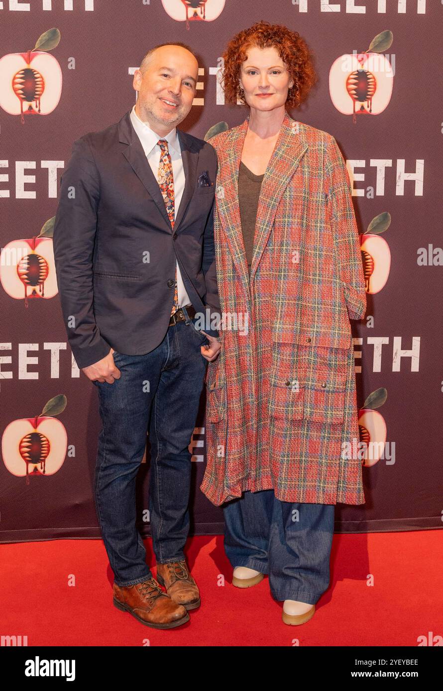 New York, New York, USA. 31st Oct, 2024. Jordan Harrison and Rebecca ...