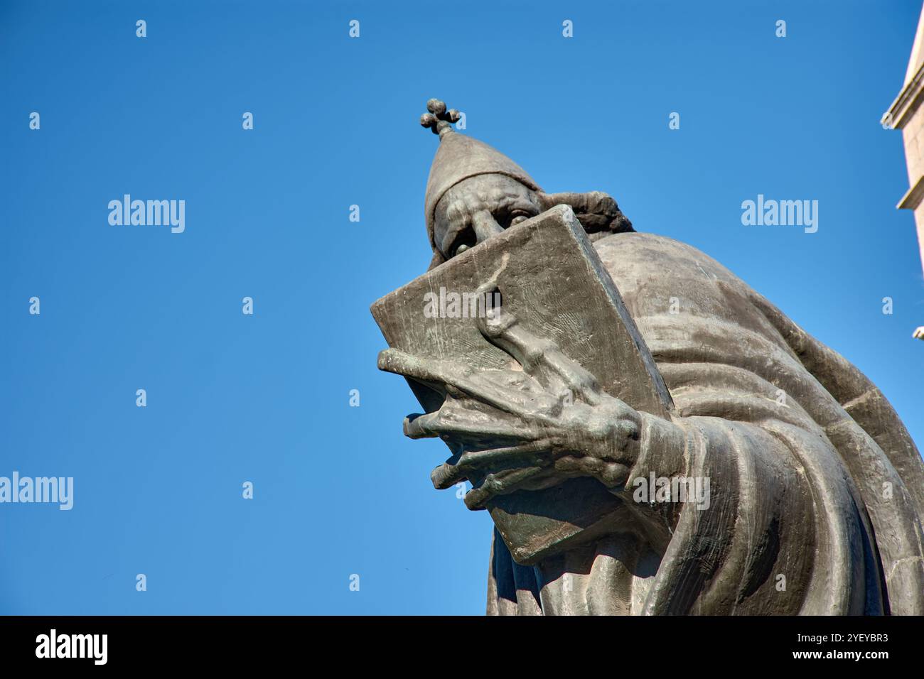 The statue of Gregory of Nin stands proudly in Split, Croatia, honoring ...