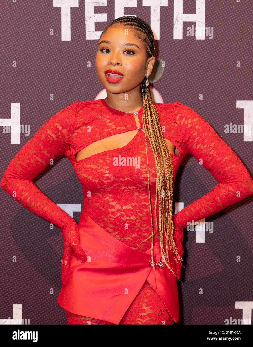 New York, New York, USA. 31st Oct, 2024. Madison McBride attends Off-Broadway opening night for ...