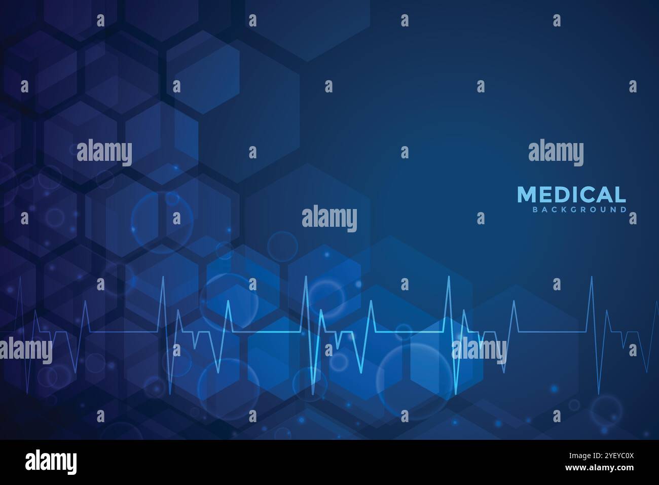 medical and healthcare blue background design Stock Vector Image & Art ...