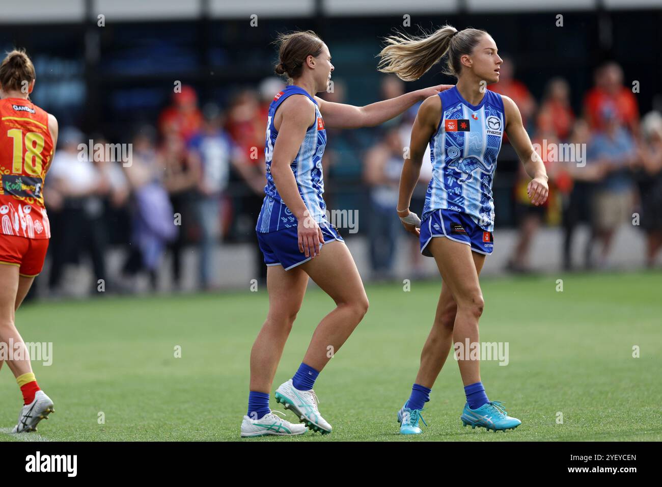 Melbourne, Australia. 02nd Nov, 2024. Jasmine Garner of the Kangaroos ...