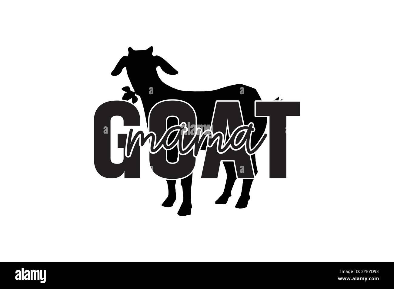 Goat SVG t-shirt design Stock Vector Image & Art - Alamy