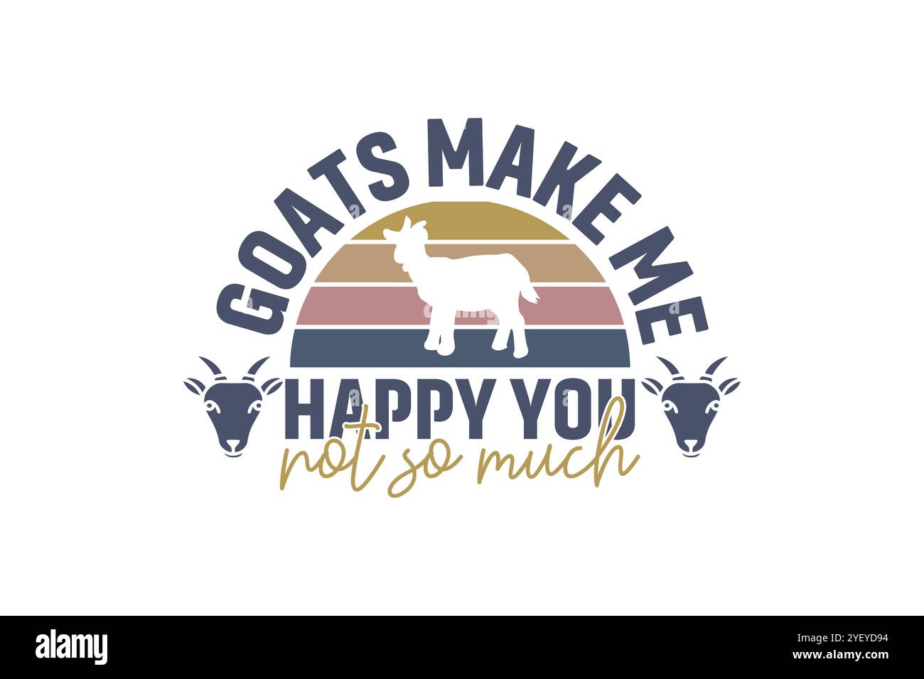 Goat SVG t-shirt design Stock Vector Image & Art - Alamy