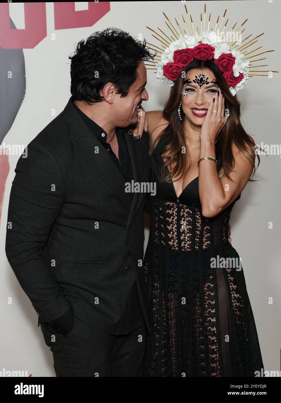 Los Angeles, USA. 01st Nov, 2024. (L-R) Jesse Garcia and Eva Longoria at the Carlos Eric Lopez's ...