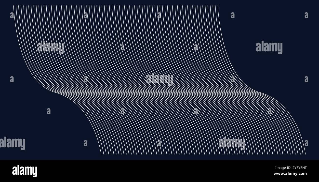 Curve Lines. Abstract Vector Illustration Stock Vector Image & Art - Alamy