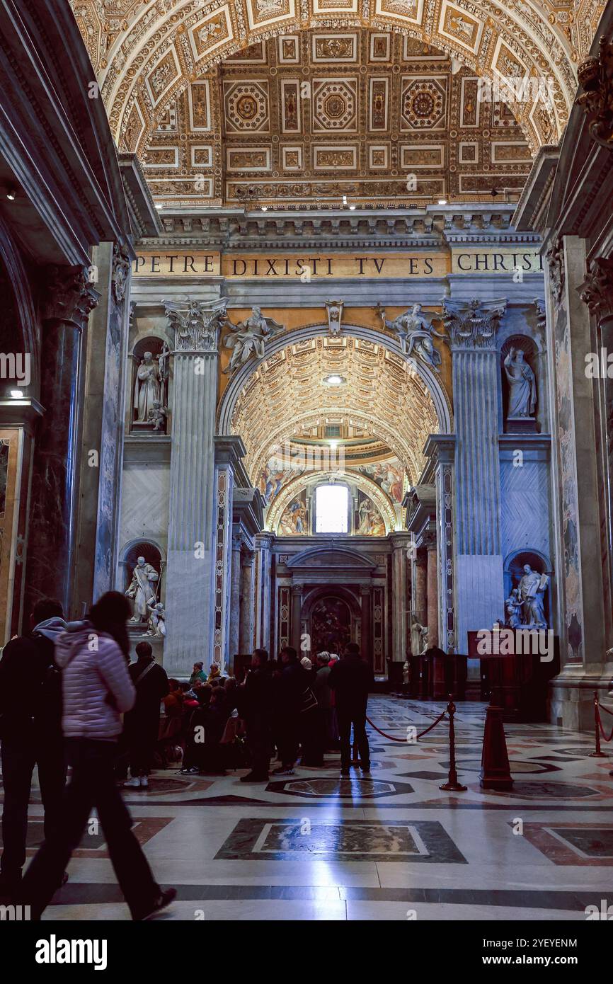 Vatican, Vatican City - December 7, 2023: Beautiful architectural ...
