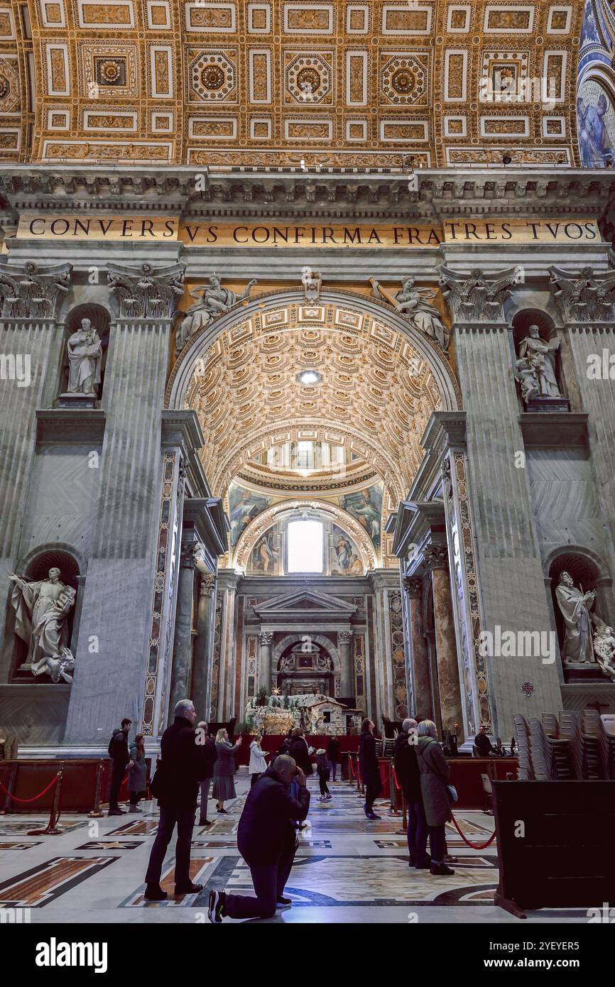 Vatican, Vatican City - December 7, 2023: Beautiful architectural ...