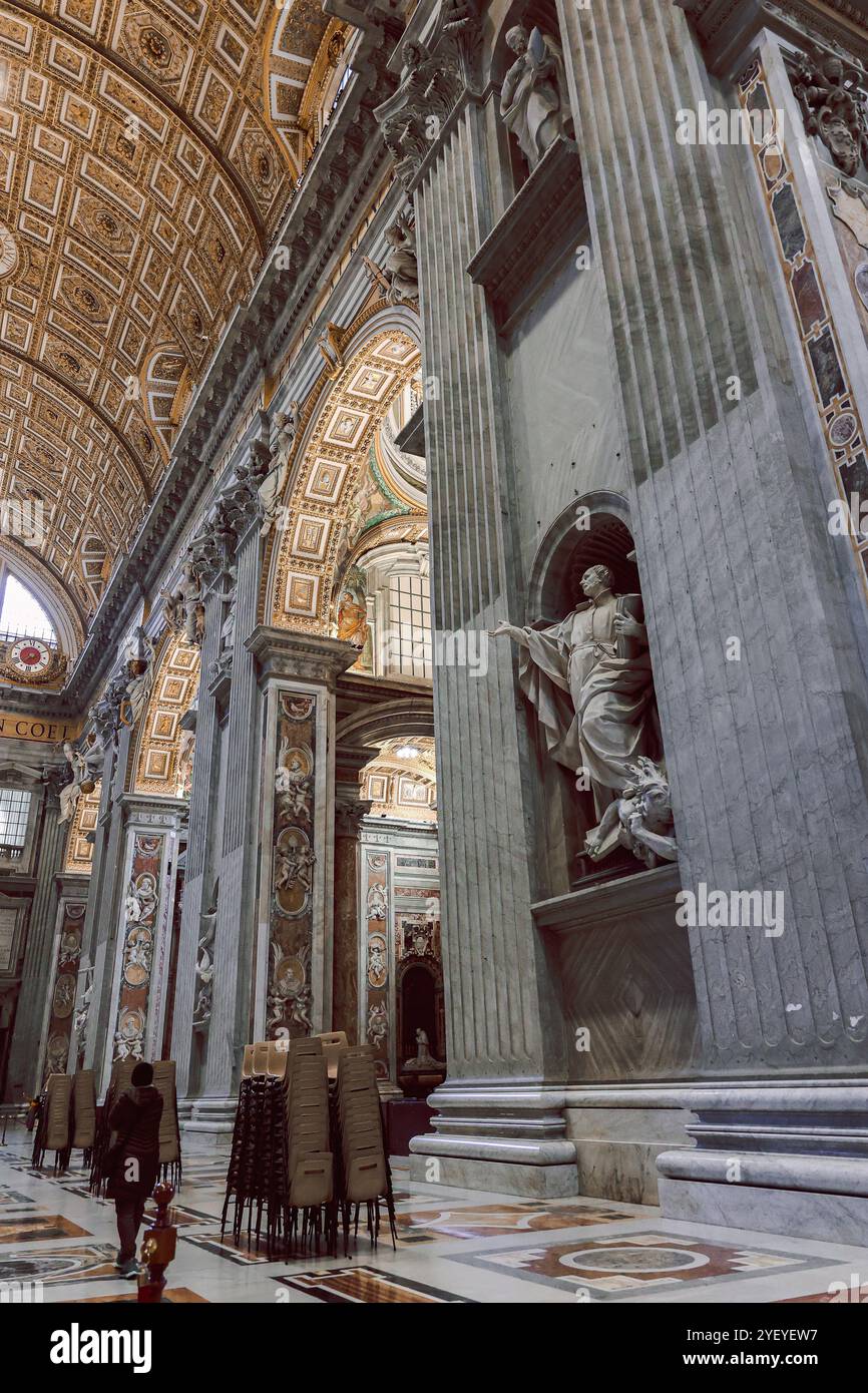 Vatican, Vatican City - December 7, 2023: Beautiful architectural ...