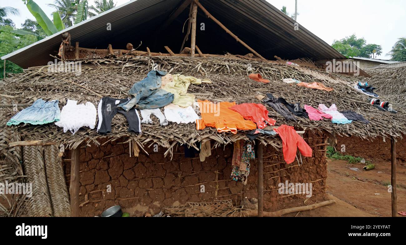 kinyasini village - a poor countryside village on zanzibar island Stock ...