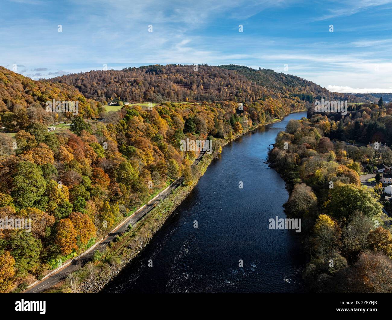 River Tay at Dunkeld in Perthshire, Scotland, UK Stock Photo - Alamy