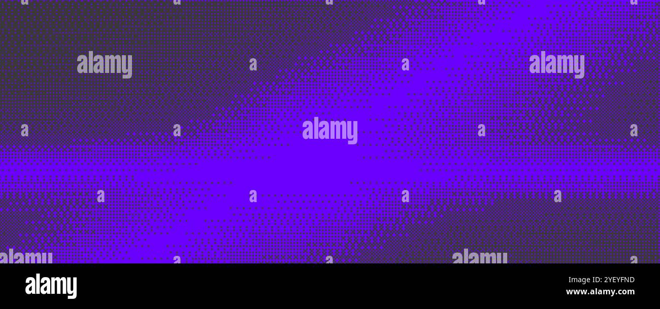 Bitmap background with pixel pattern. Retro arcade game textured gradient. Purple dotted dither ...