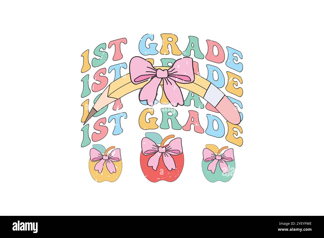 Back school group elementary school Cut Out Stock Images & Pictures - Alamy