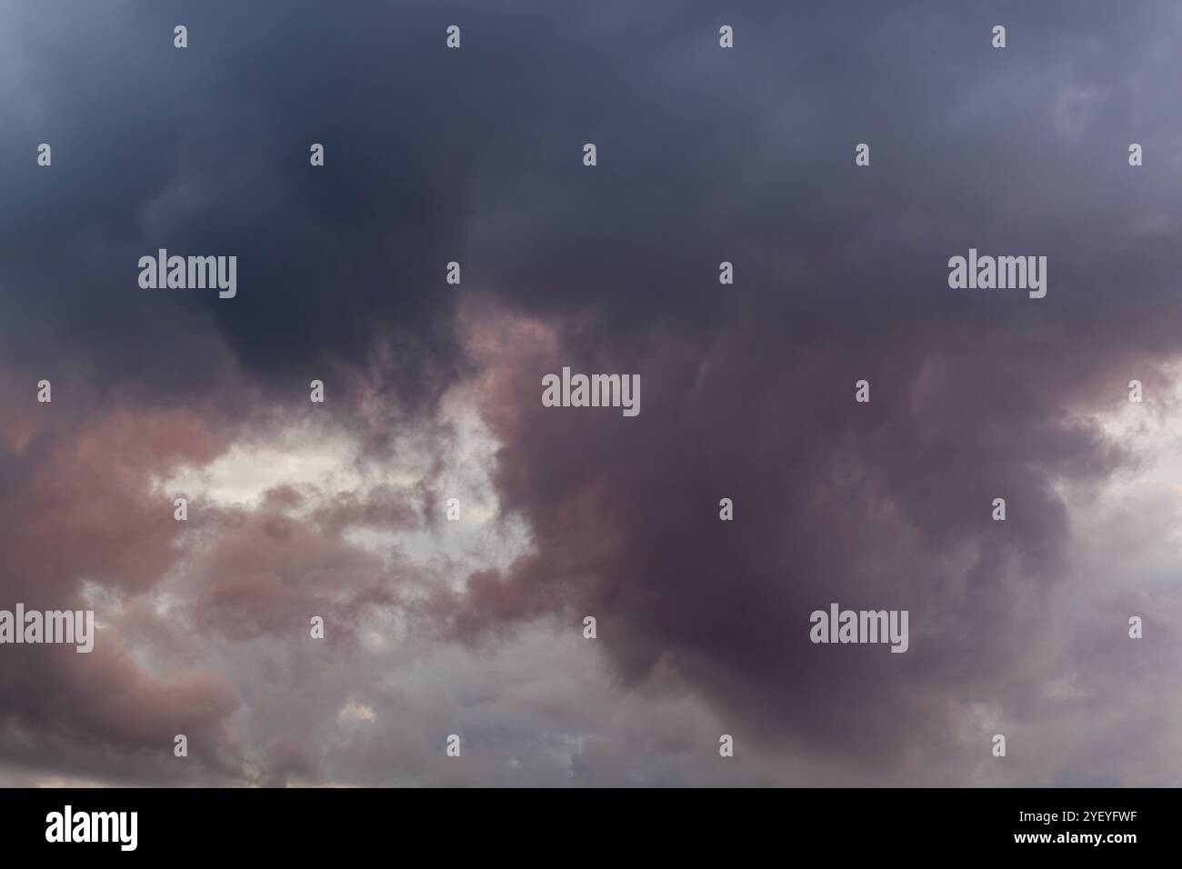 Threatening clouds over the Severn Estuary North Somerset Stock Photo - Alamy