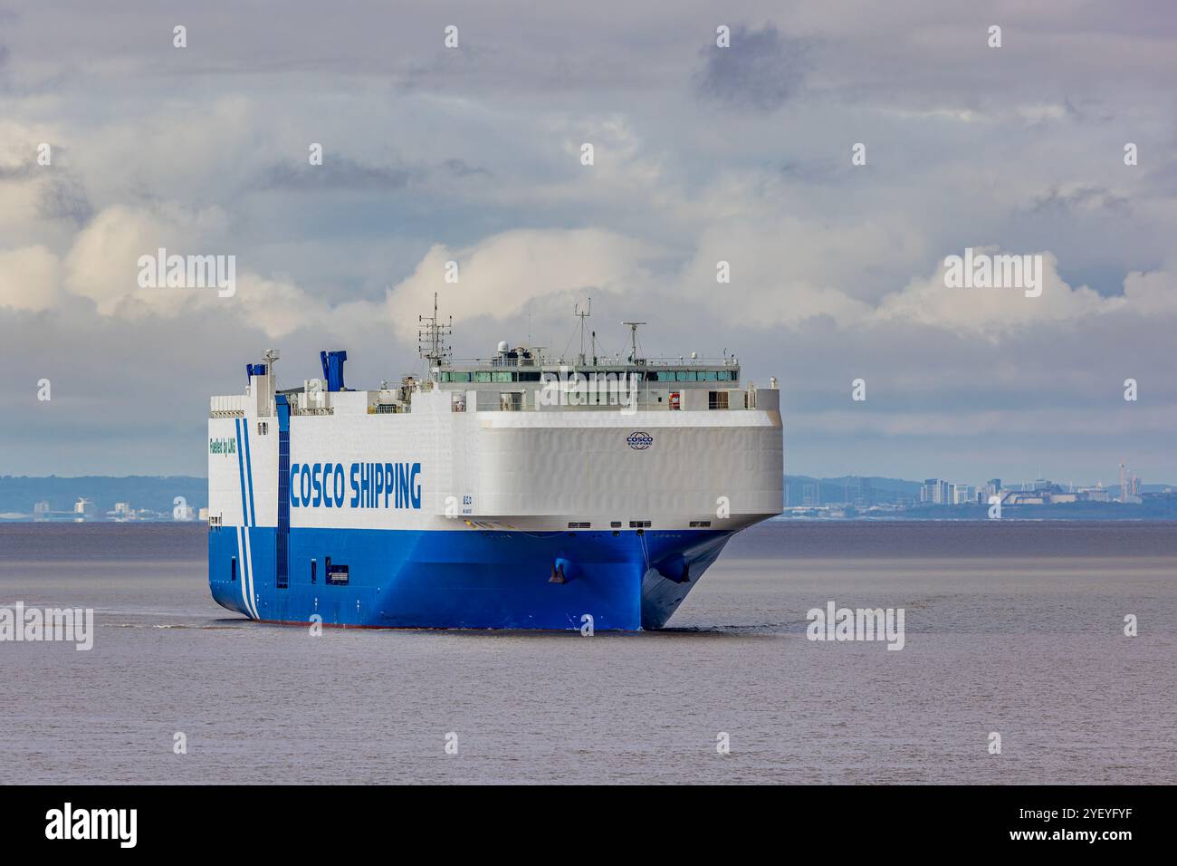 Vehicle carrier Min Jiang Kou heading to Royal Portbury docks on her ...