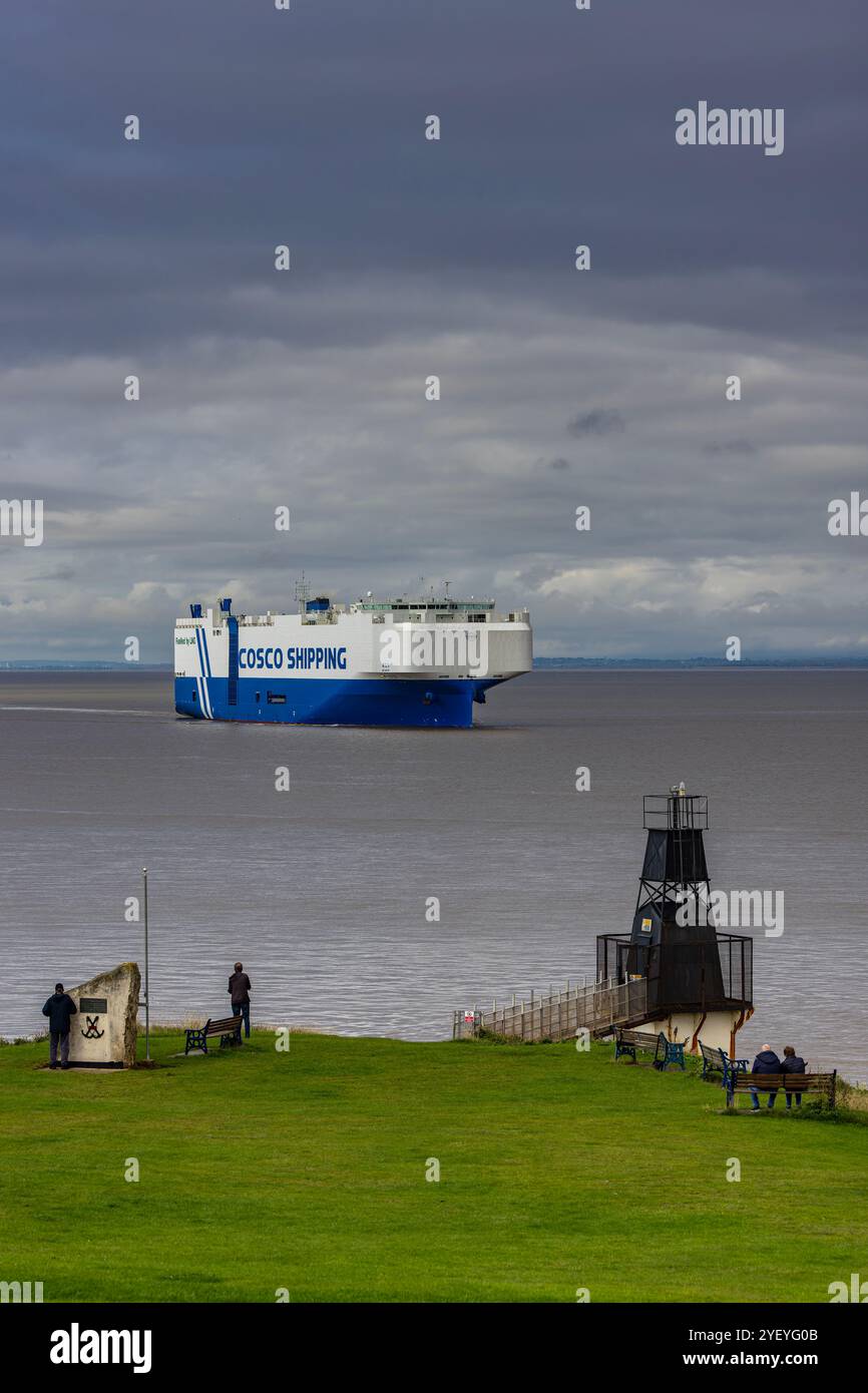 Vehicle carrier Min Jiang Kou heading to Royal Portbury docks on her ...