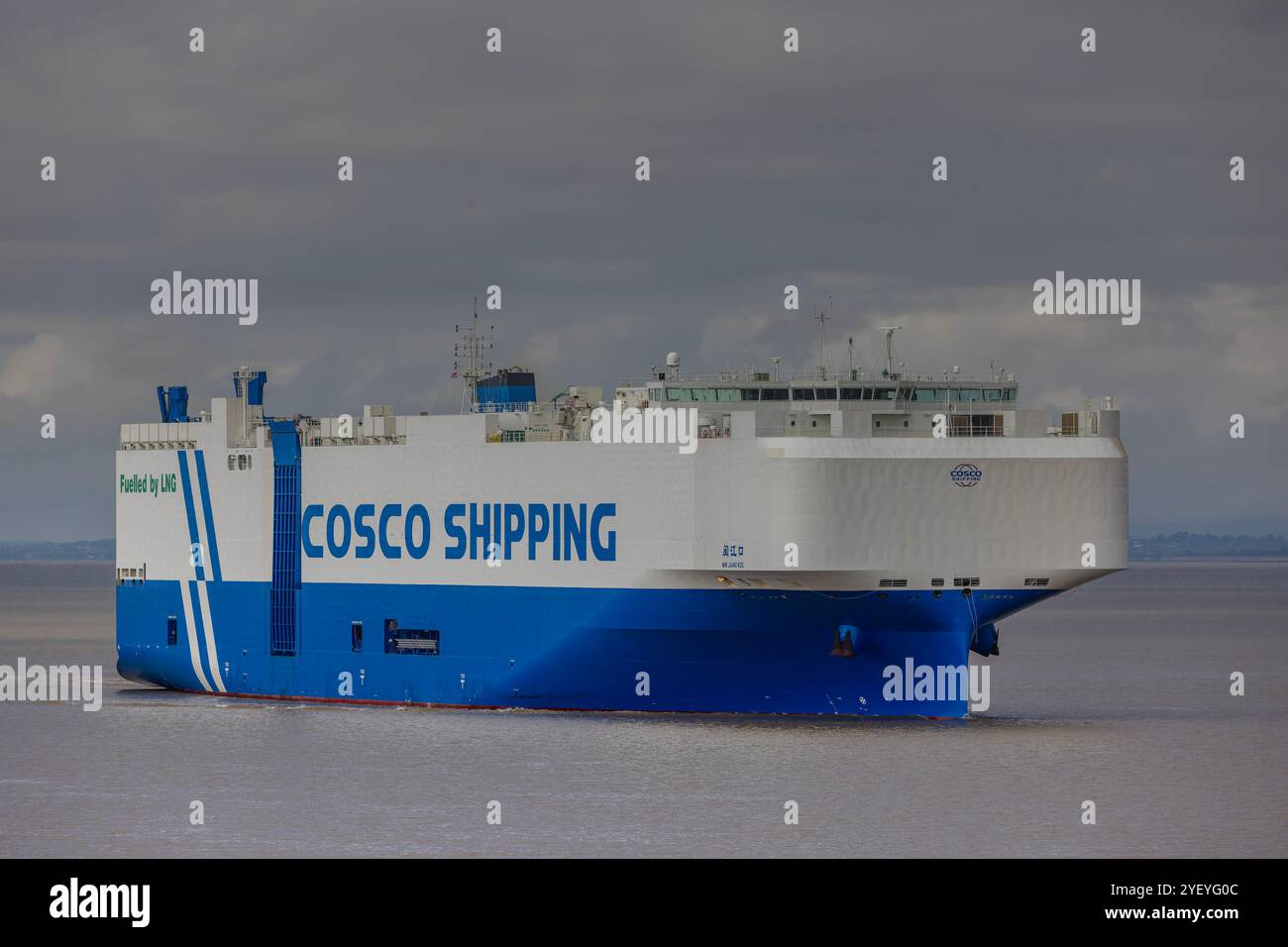 Vehicle carrier Min Jiang Kou heading to Royal Portbury docks on her ...