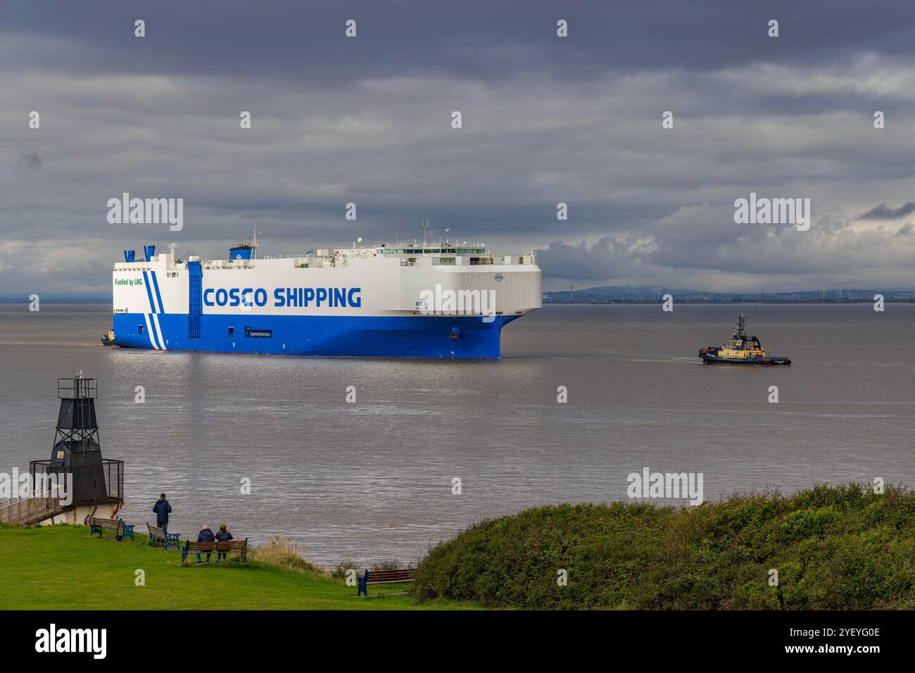 Vehicle carrier Min Jiang Kou heading to Royal Portbury docks on her ...