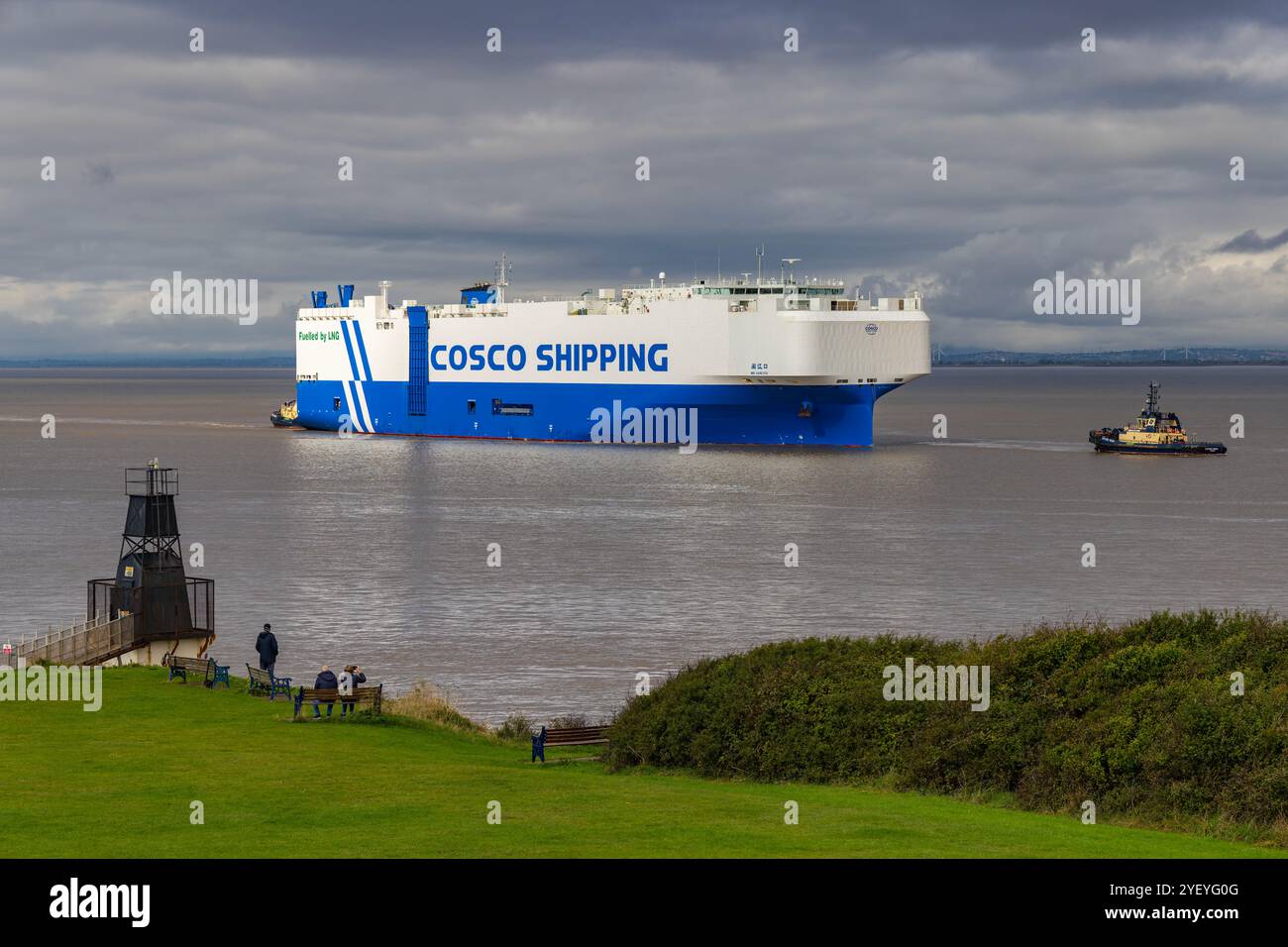 Vehicle carrier Min Jiang Kou heading to Royal Portbury docks on her ...