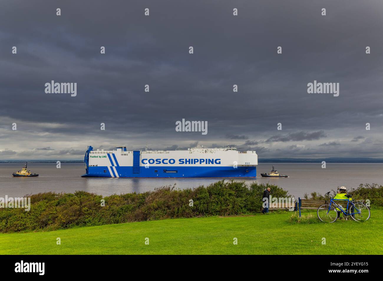 Vehicle carrier Min Jiang Kou heading to Royal Portbury docks on her ...