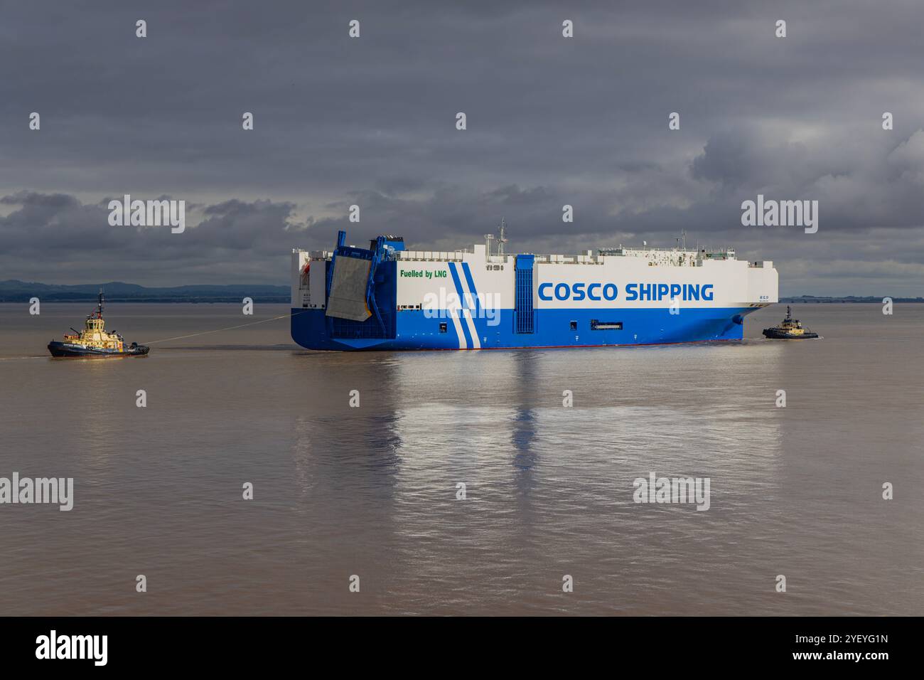 Vehicle carrier Min Jiang Kou heading to Royal Portbury docks on her ...