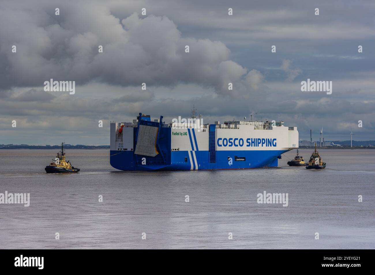 Vehicle carrier Min Jiang Kou heading to Royal Portbury docks on her ...