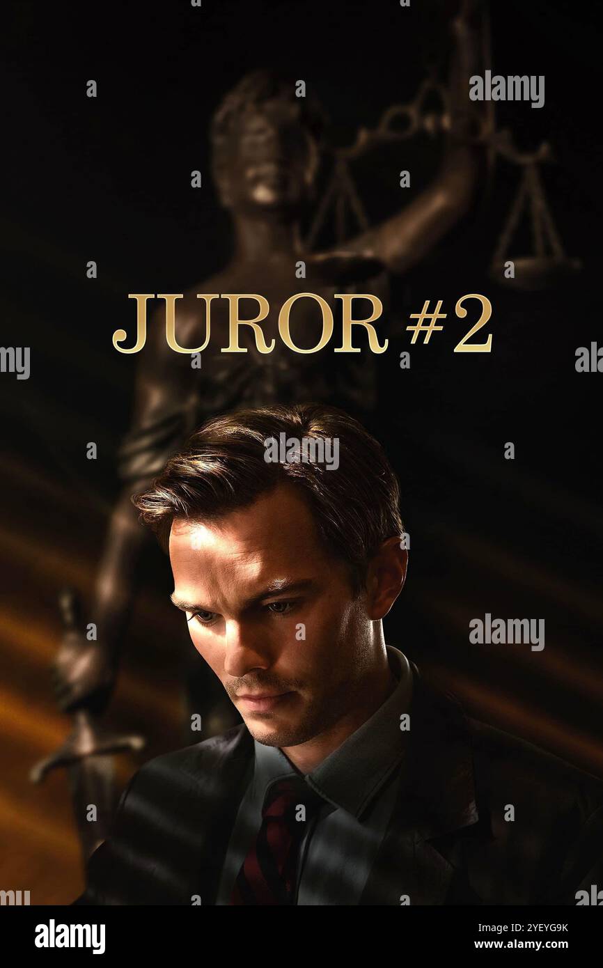 NICHOLAS HOULT in JUROR #2 (2024), directed by CLINT EASTWOOD. Credit ...